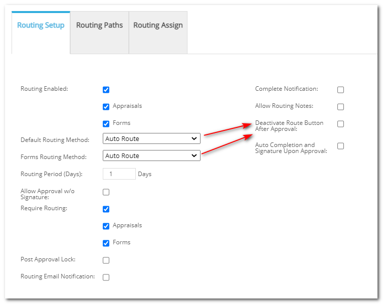 Routing in Performance Pro